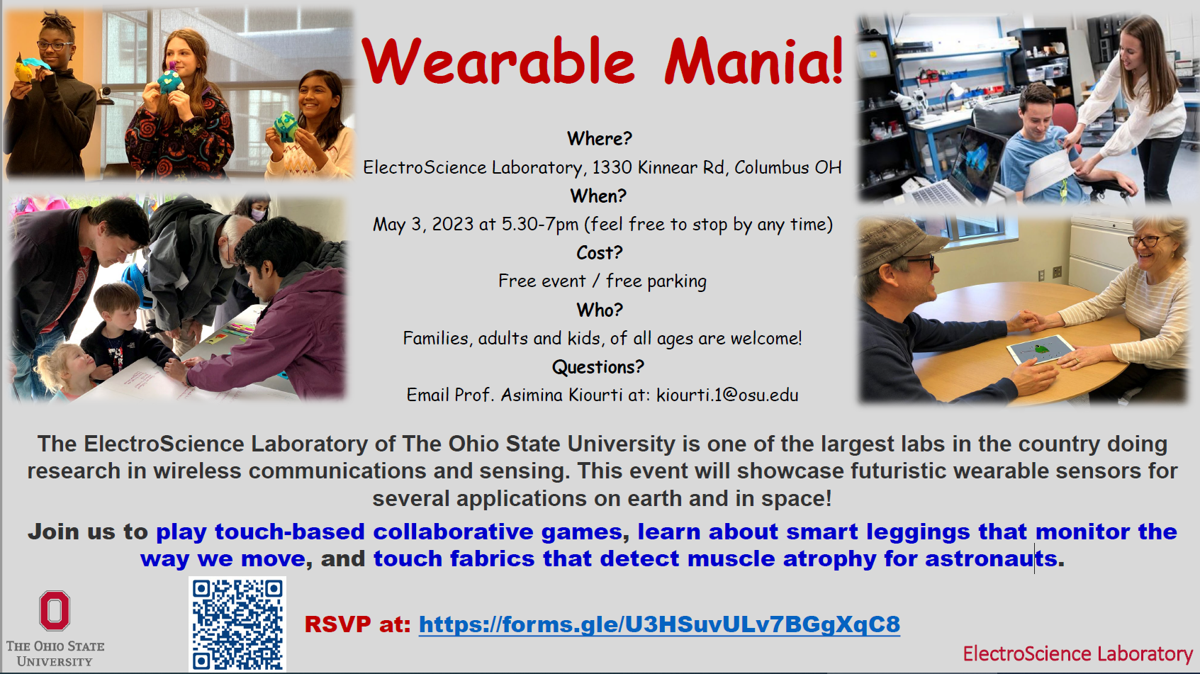 Wearable Mania | Electroscience Lab | The STEAM Factory at The Ohio ...