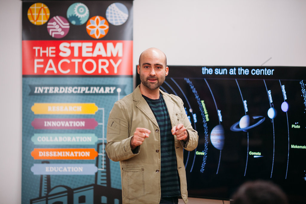 STEAM Factory Member Paul Sutter Explains the Cosmic Distance Ladder on ...